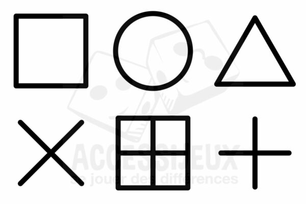 Stickers en relief mixte (carré, rond, triangle, fleur, fenêtre, cible ...